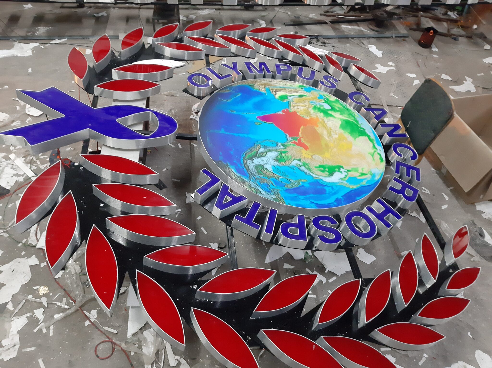 Aluminium Letters Sign Board - Hadid Signs